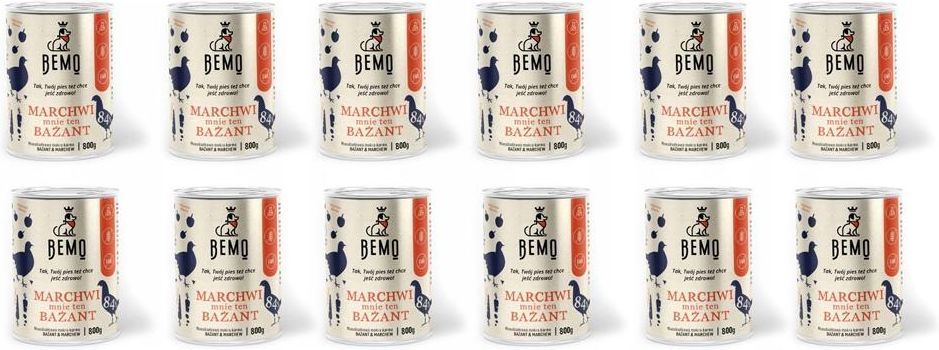 Karma Bemo Karma Dla Psa Bażant 800g - Ceny i opinie - Ceneo.pl