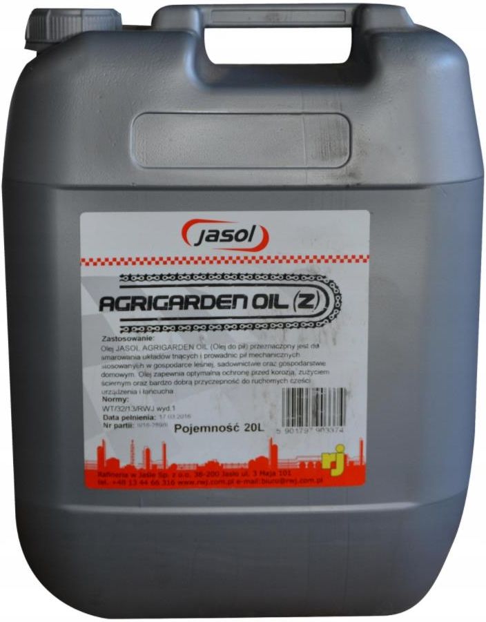 Jasol Olej Do Smarowania Łańcucha Agrigarden 20l - Ceny i opinie - Ceneo.pl