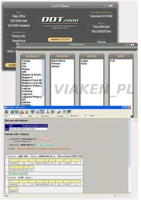 Interfejs Renault Nissan Dacia 96-04 OBD2 DDT2000 - Opinie i ceny na Ceneo.pl