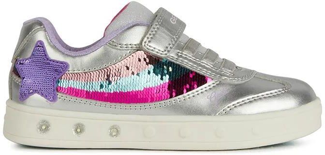 Geox Sneakersy Skylin w kolorze srebrnym ze wzorem - Ceny i opinie - Ceneo.pl