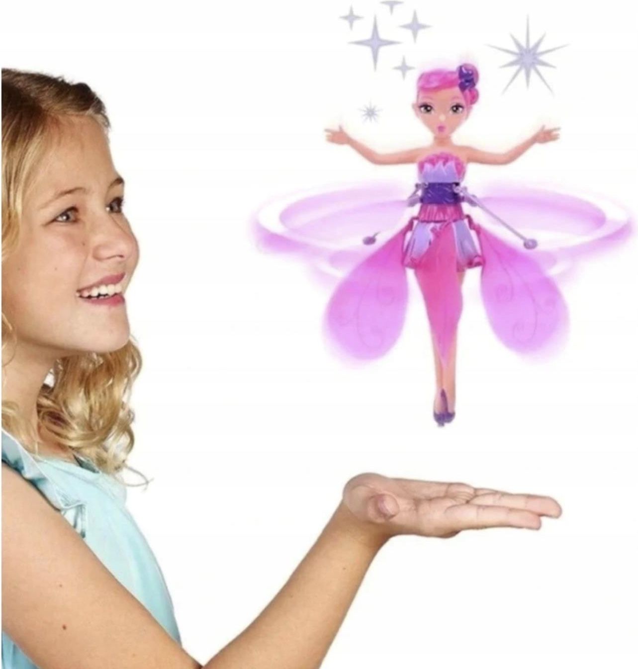 Kruzzel Latająca Magiczna Lalka Wróżka Sterowana Ręką Led - Ceny i opinie - Ceneo.pl