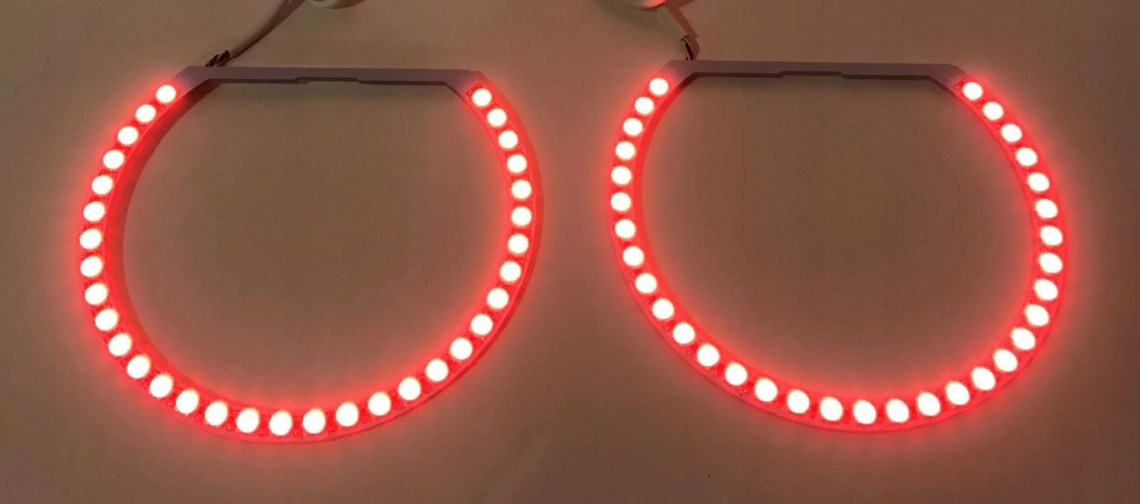 Lampa przednia Ringi Led Smd Rgb Bmw E36 E38 E39 E46 M3 Kolorowe ...
