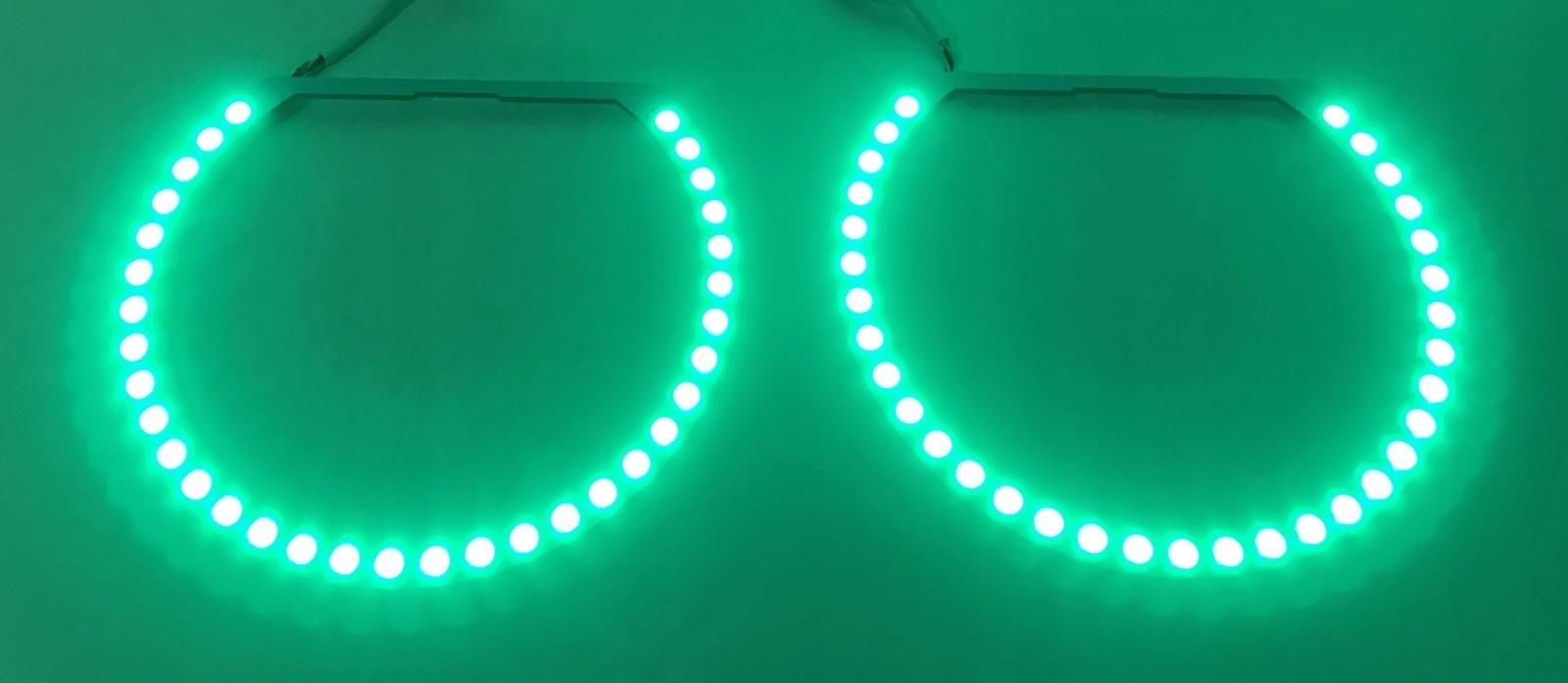 Lampa przednia Ringi Led Smd Rgb Bmw E36 E38 E39 E46 M3 Kolorowe ...