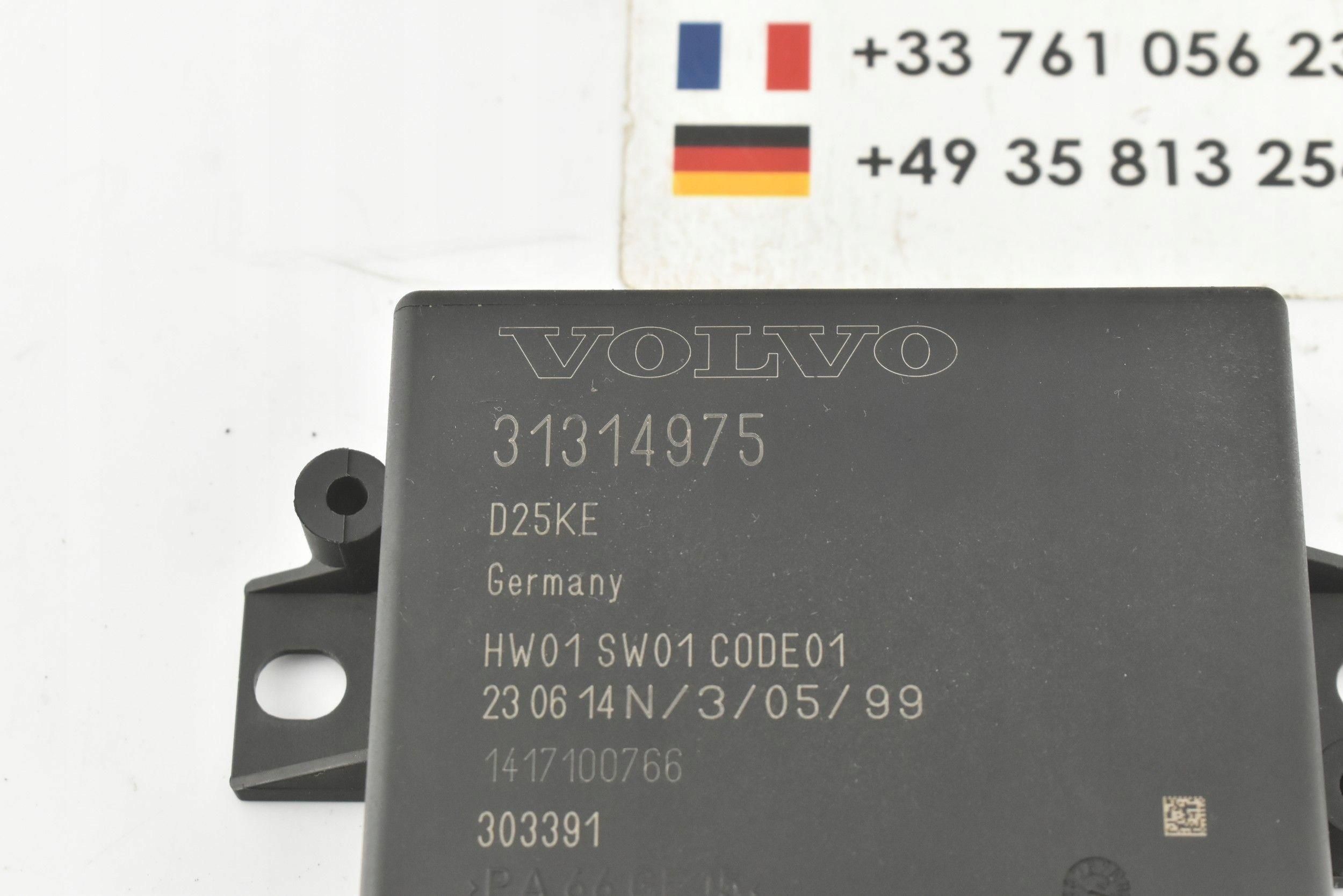 Wyposażenie elektryczne Moduł Parkowania Pdc 31314975 Volvo V40 II V50 ...