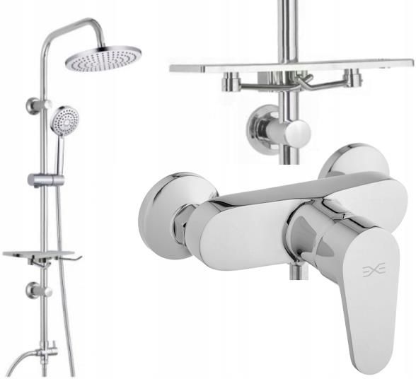 Zestaw prysznicowy Invena MERIDABN03B01+VIRGO - Opinie i ceny na Ceneo.pl