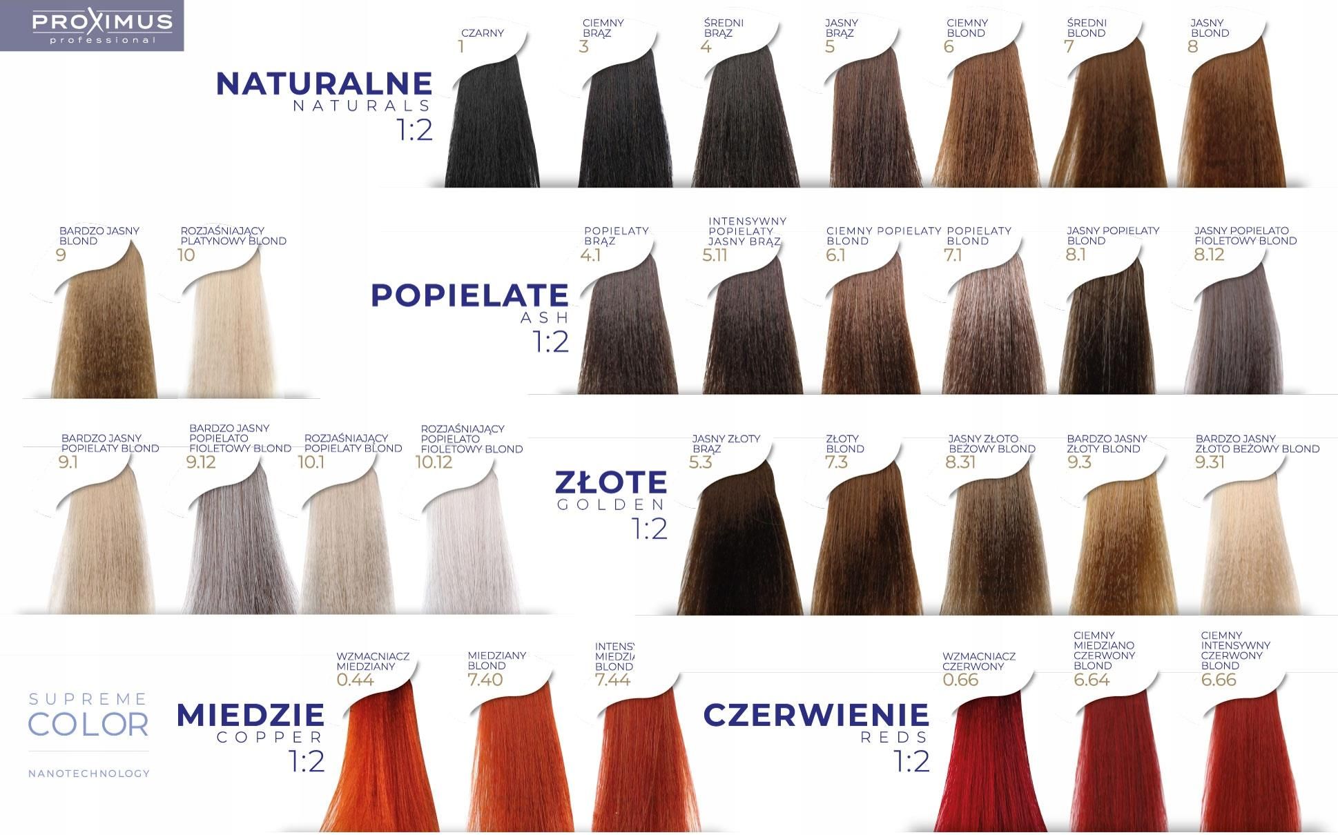 Proximus Professional Proximus Supreme Color Nanotechnology Farba 9,25 ...