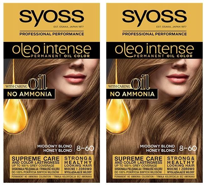 Syoss Oleo Farba Do Włosów Miodowy Blond 8-60 X 2 - Opinie i ceny na ...