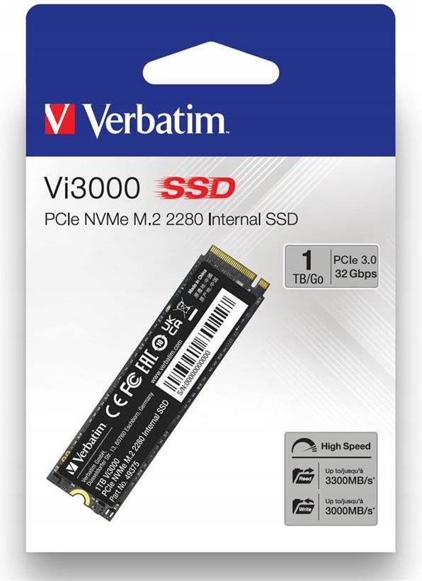 Dysk SSD Verbatim Vi3000 1TB M.2 (49375) - Opinie i ceny na Ceneo.pl