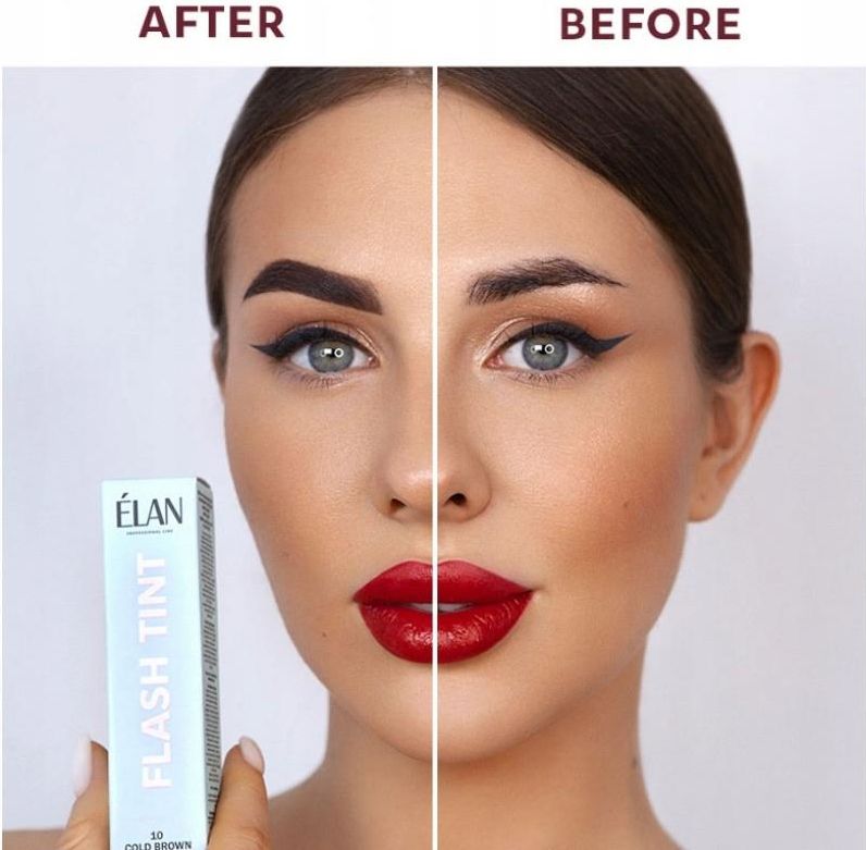 Elan Farba Do Brwi Flash Tint 10 Cold Brown 10 Ml - Opinie i ceny na Ceneo.pl
