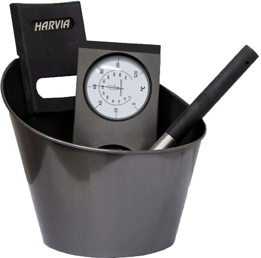 Harvia Zestaw Akcesoriów Do Sauny Black Steel SA007 - Opinie i ceny na Ceneo.pl