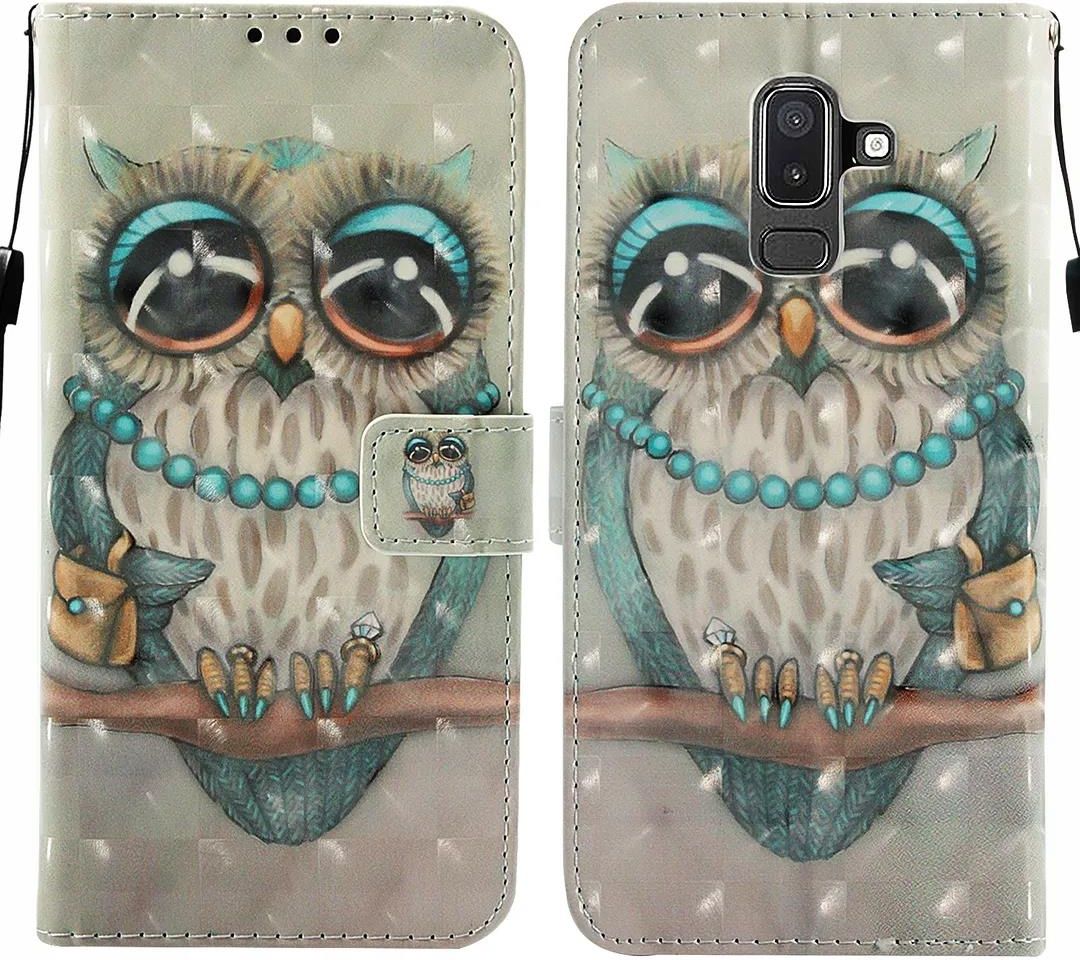 Skórzany Etui Pokrowiec dla Samsung Galaxy J8 2018 - Etui na telefon ...