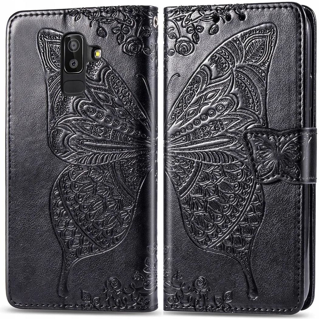 Skórzany Etui Pokrowiec dla Samsung Galaxy J8 2018 - Etui na telefon ...