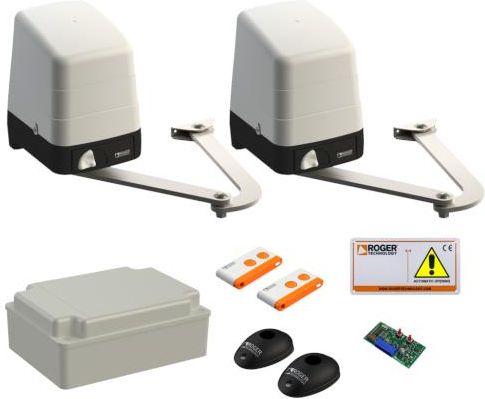 Napęd do bramy Roger Technology Kit Bh23/282/L Zestaw Do Bramy Skrzydłowej (3m + 3 M) 502687 ...