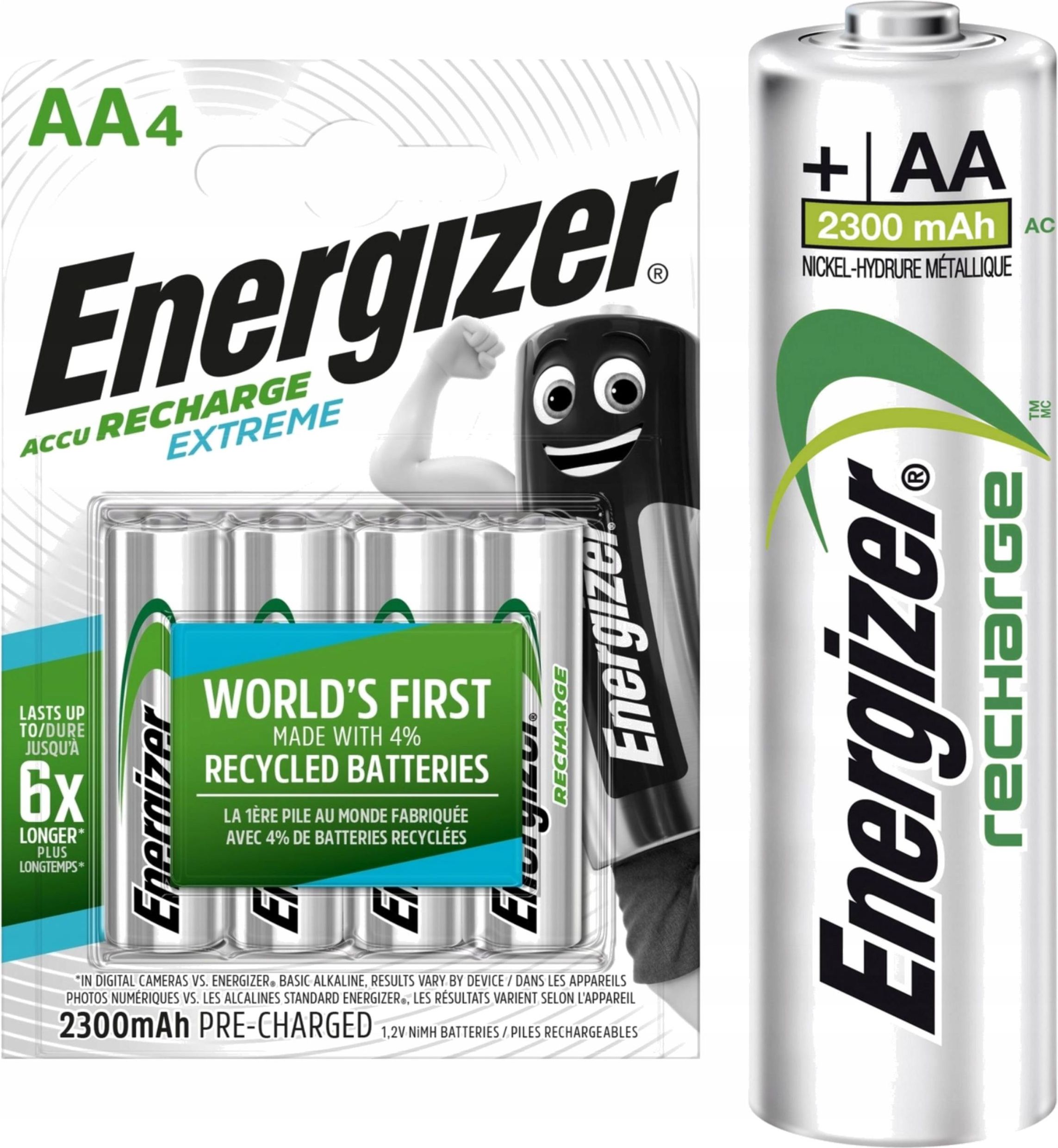 Energizer 1x Akumulatorki Baterie R6 Aa 2300mAh - Ceny i opinie na Ceneo.pl