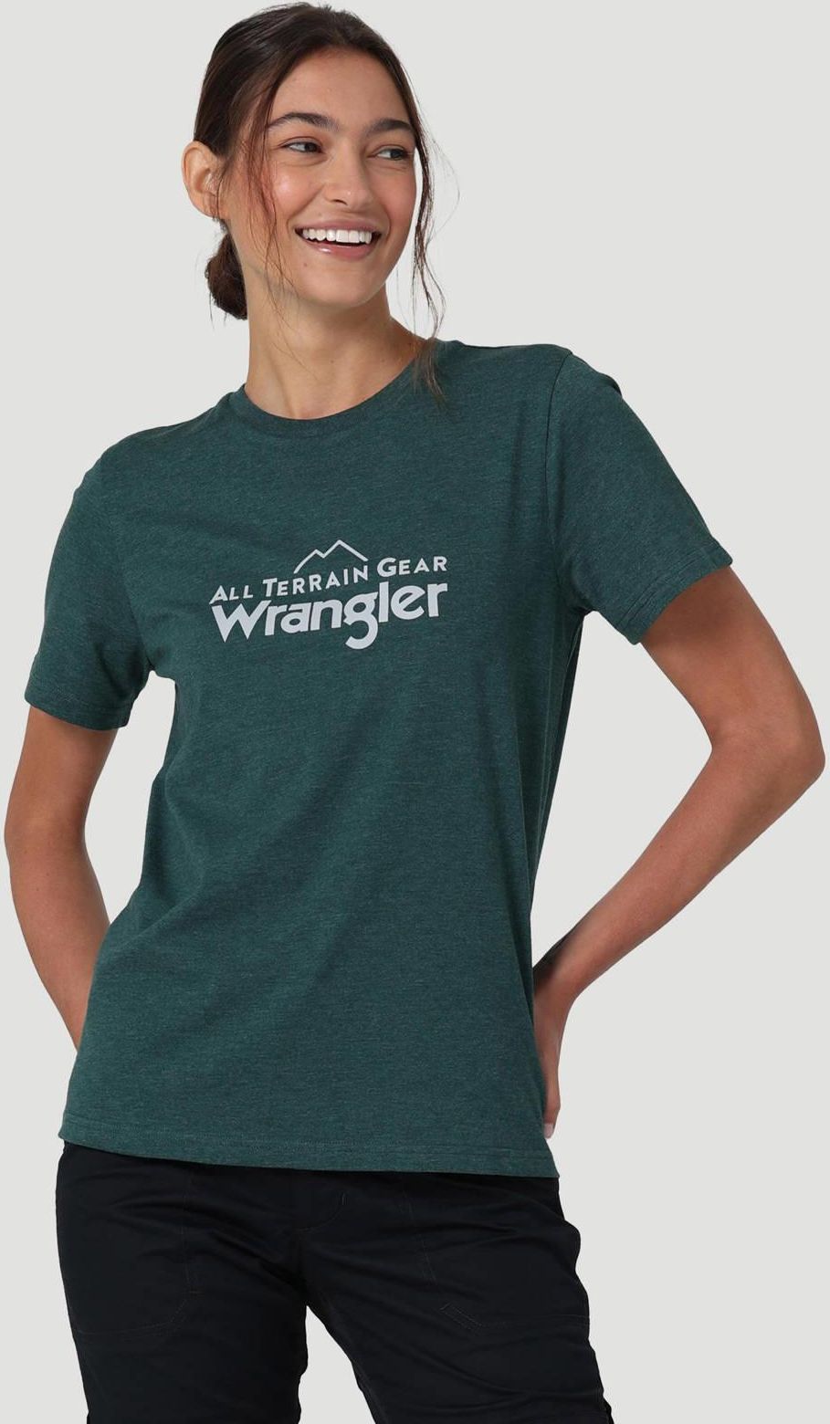 WRANGLER LOGO TEE JUNE BUG WC5FGEG47 - Ceny i opinie - Ceneo.pl