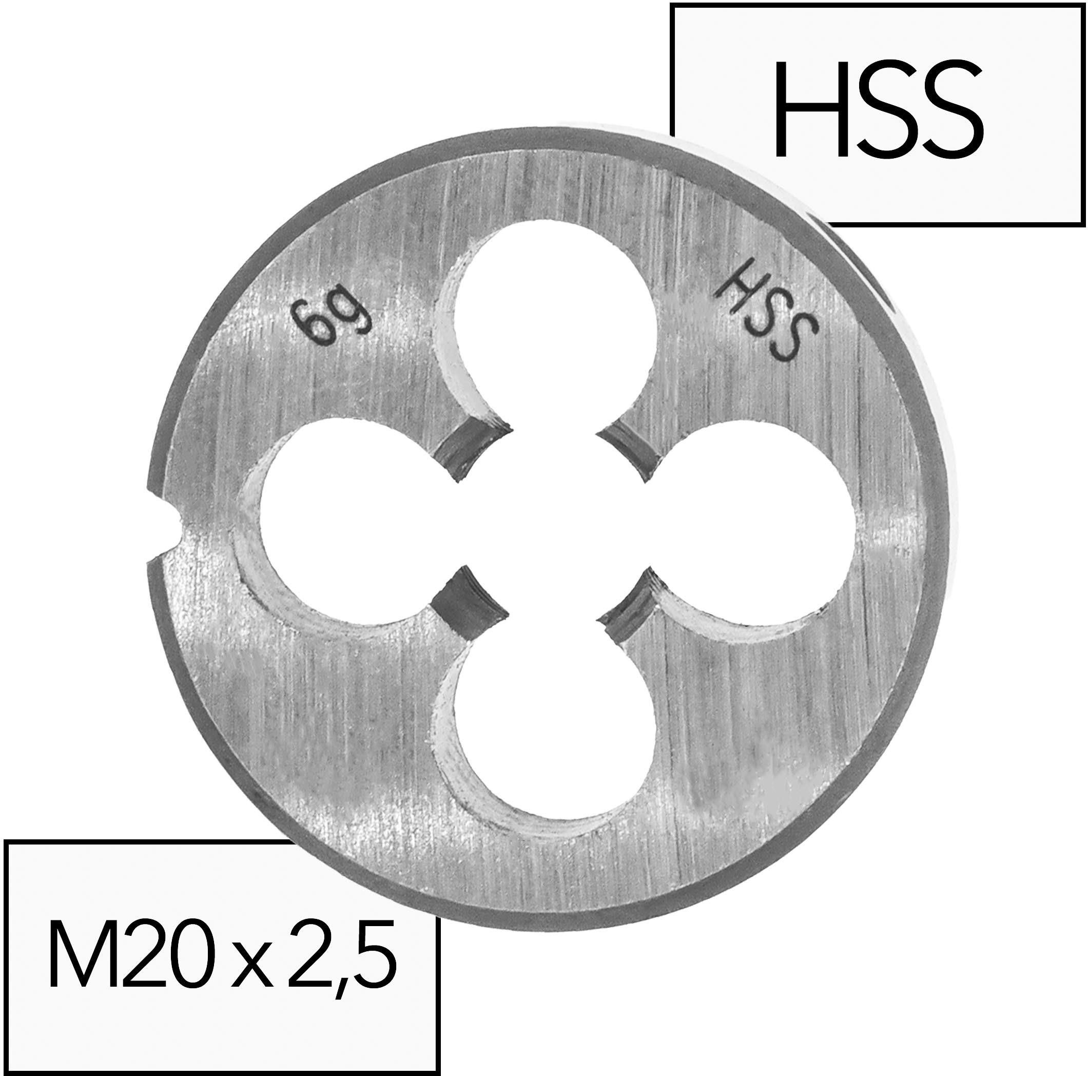 Melver M20 X 2,5 Narzynka Hss Metryczna Prawoskrętna (M20X25NARZHSS ...