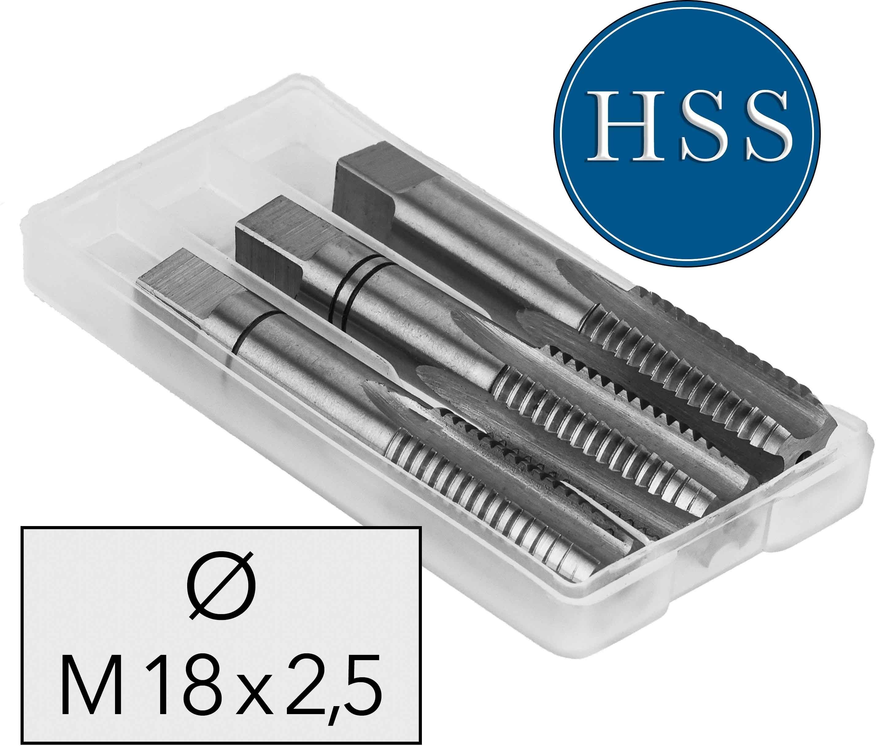 Melver M18X2,5 Gwintownik Ręczny 3-Częściowy Hss (M18G_R_3CZ) - Opinie i ceny na Ceneo.pl