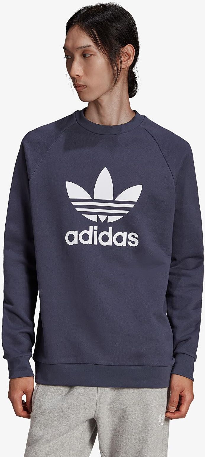 Adidas Originals Adicolor Classics Trefoil Crewneck Blue - Ceny i ...
