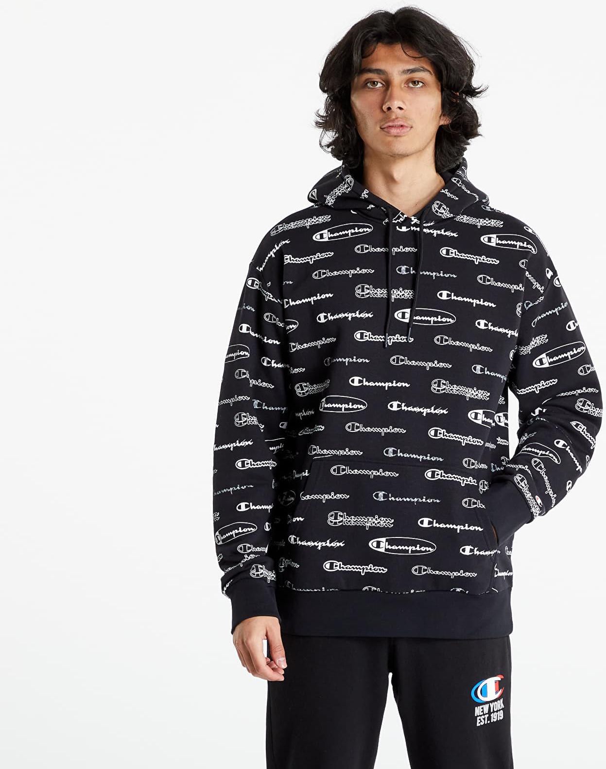 Champion All-Over Script Logo Black - Ceny i opinie - Ceneo.pl