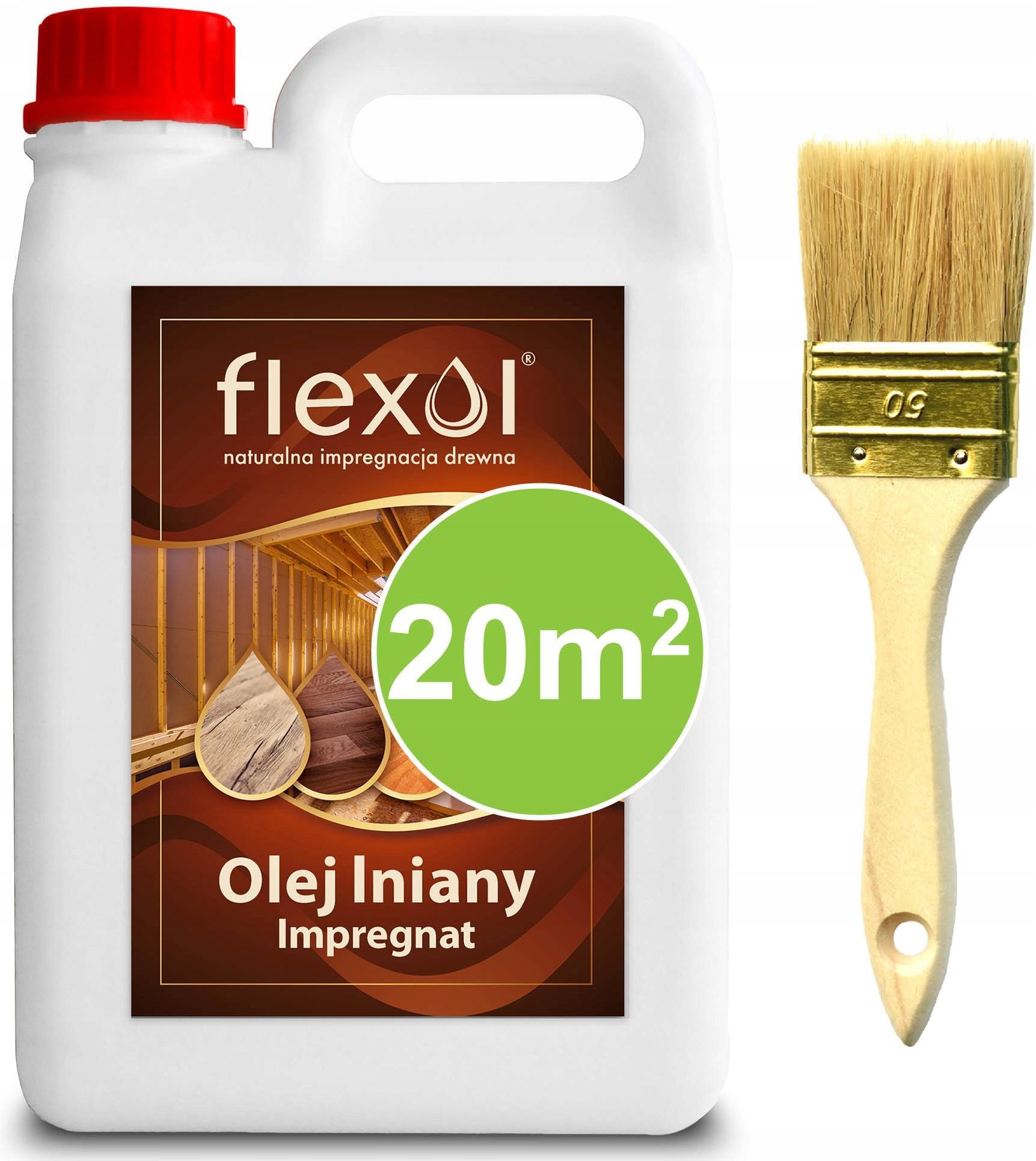 Flexol Olej Lniany 100% 2L - Opinie i ceny na Ceneo.pl