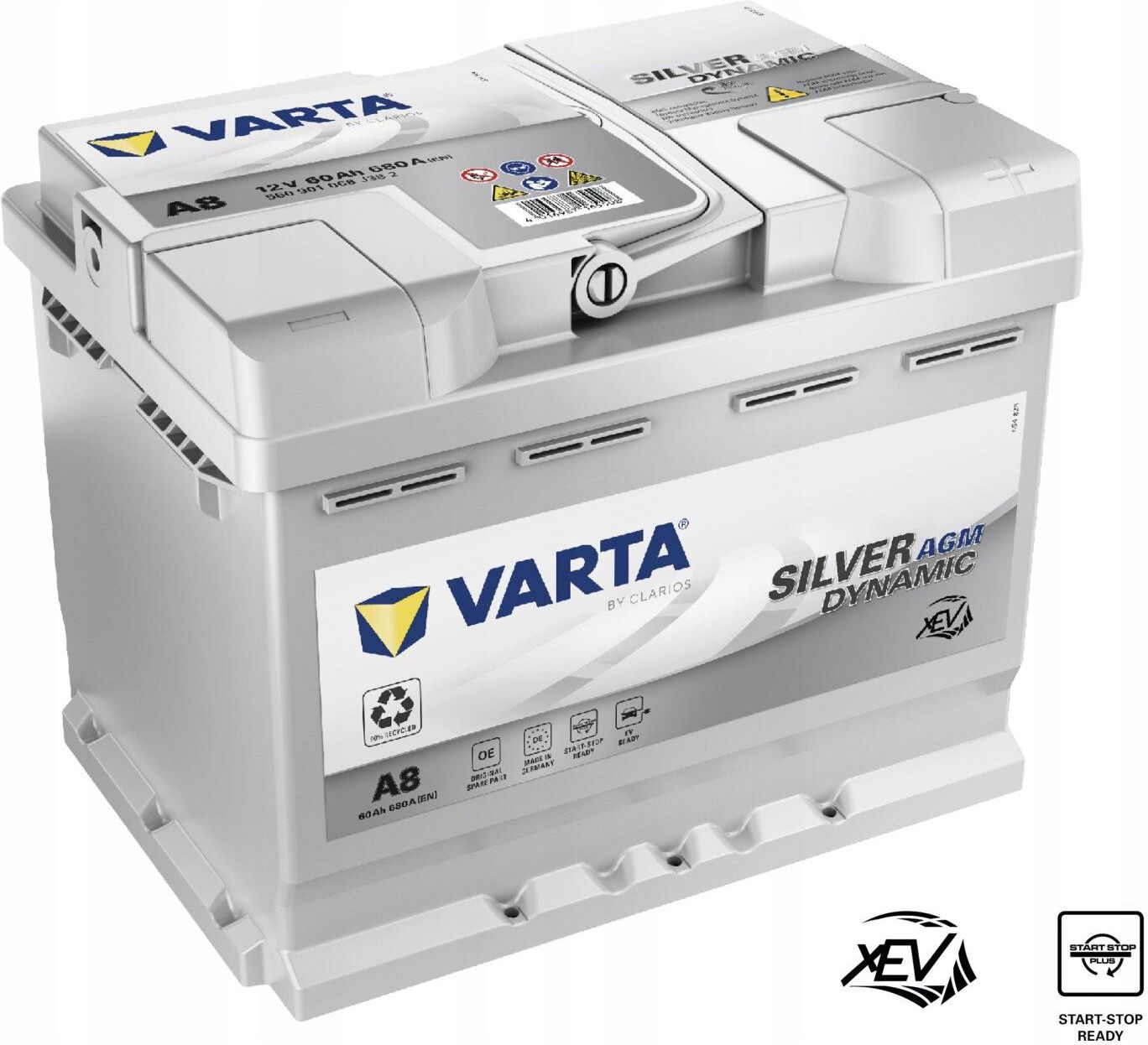 Varta Akumulator 12V 60Ah 680A Agm Xev A8 - Opinie i ceny na Ceneo.pl