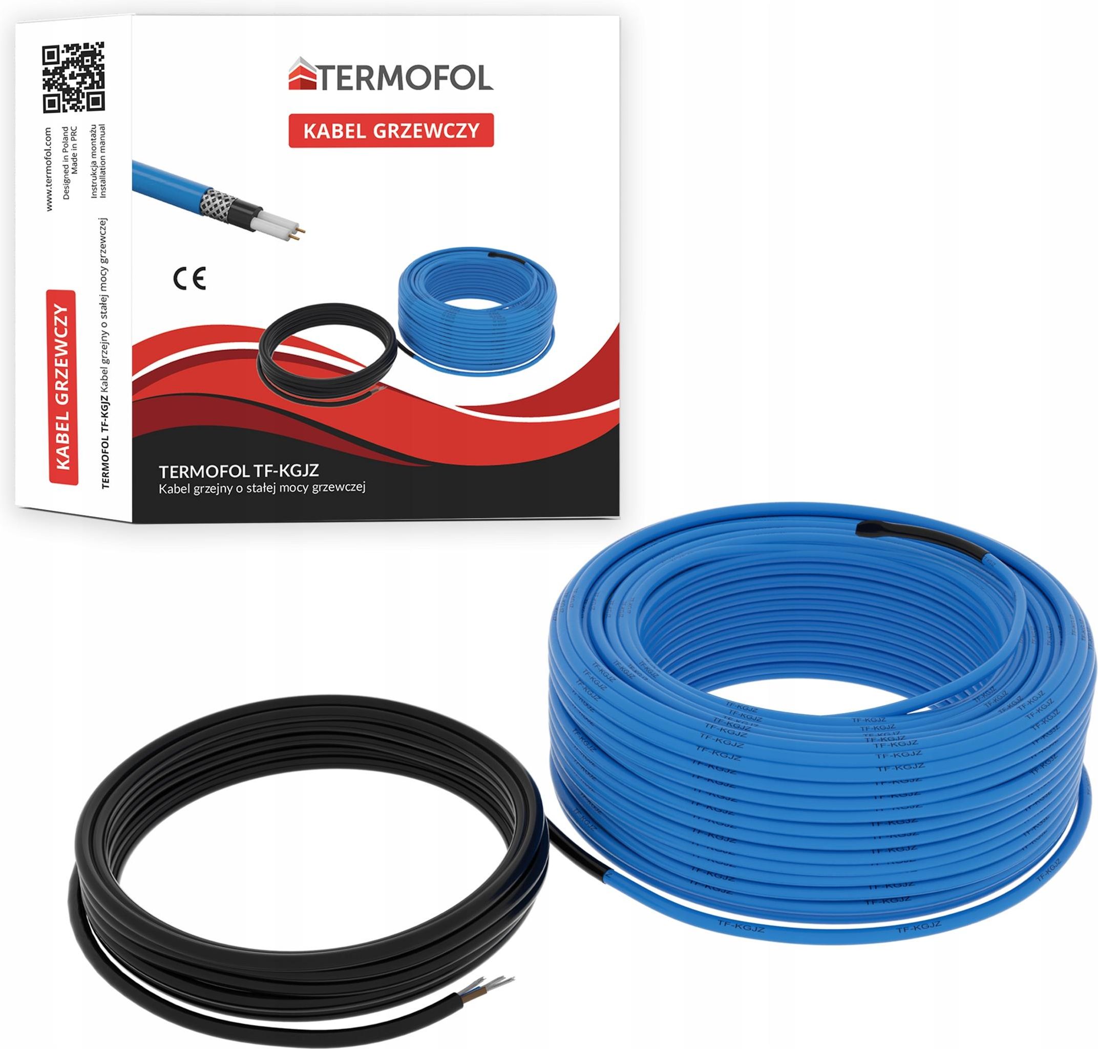 Termofol Kabel Ogrzewanie Podłogowe Akumulacyjne 50M 20W/M TFKGJZ100020 ...