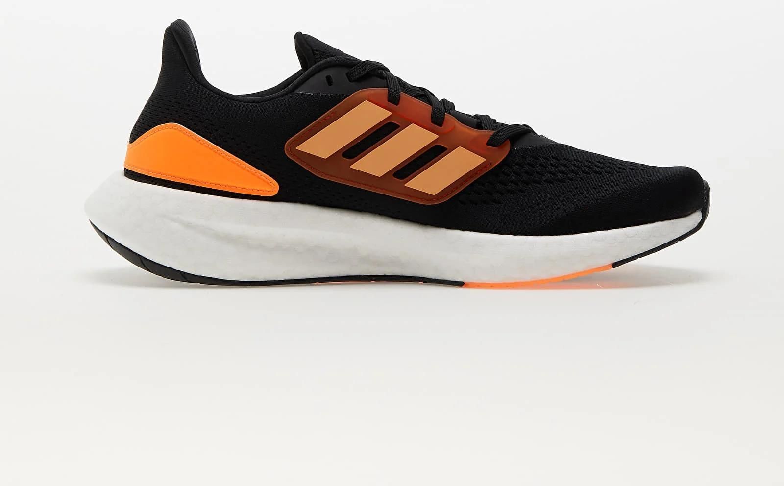 Adidas Pureboost 22 Core Black/ Acid Orange/ Preloved Red - Ceny i ...