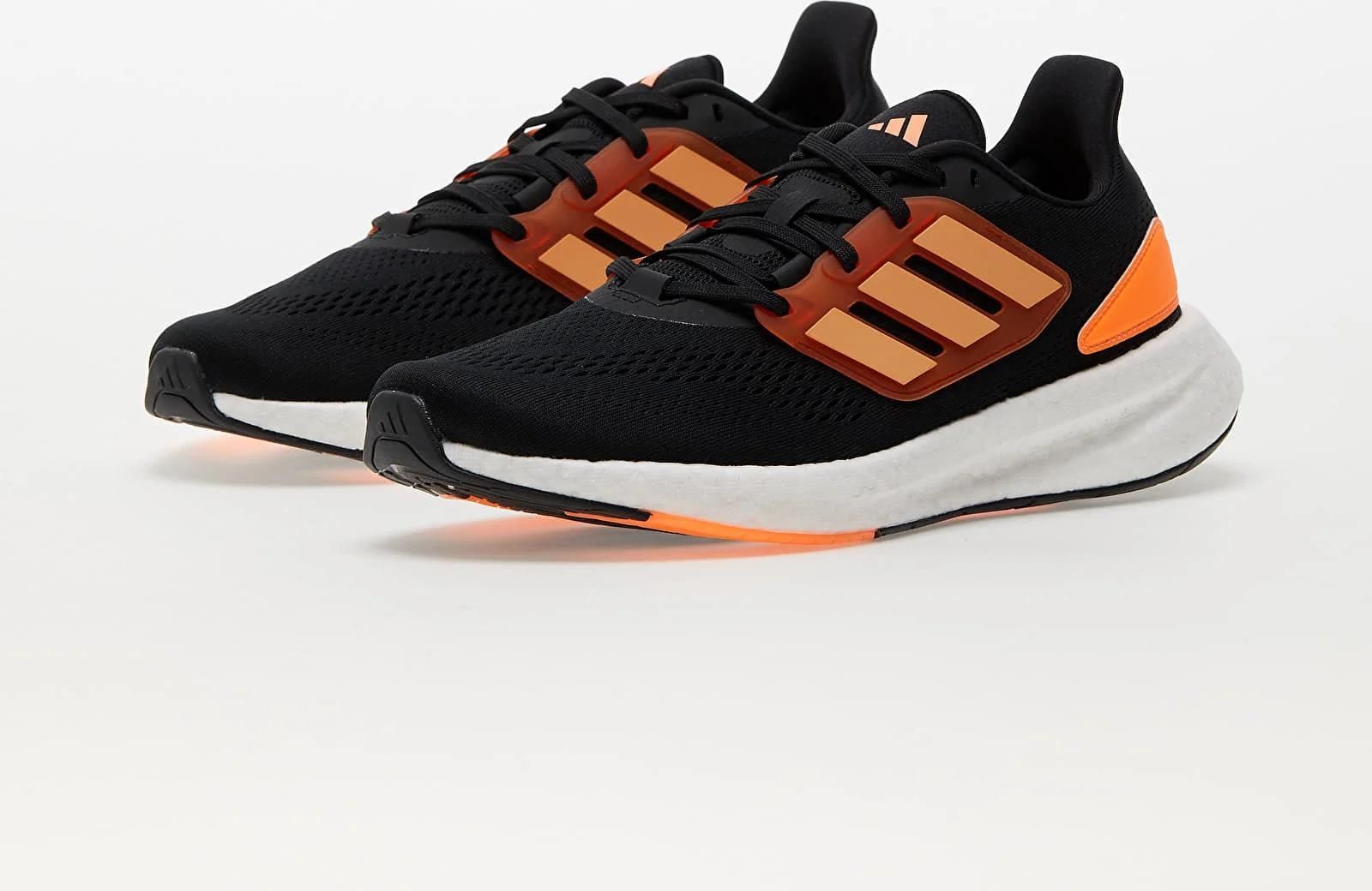 Adidas Pureboost 22 Core Black/ Acid Orange/ Preloved Red - Ceny i ...