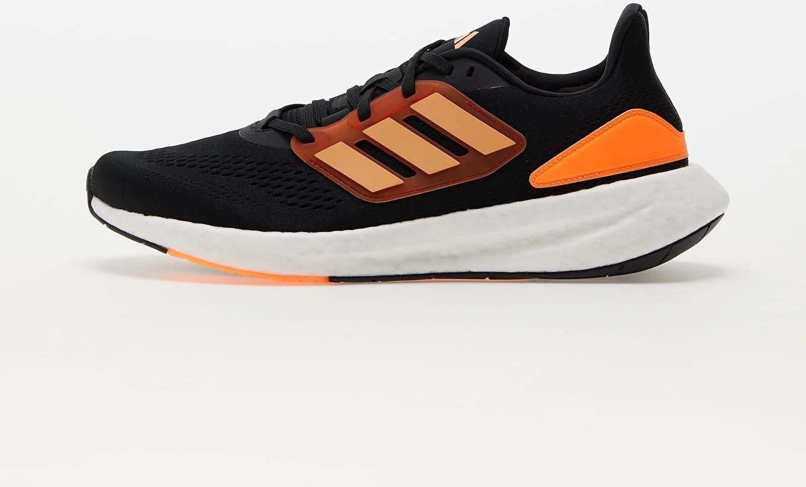 Adidas Pureboost 22 Core Black/ Acid Orange/ Preloved Red - Ceny i ...