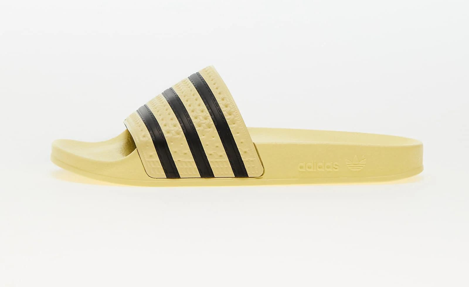 Adidas Adilette Almost Yellow/ Core Black/ Almost Yellow - Ceny i ...