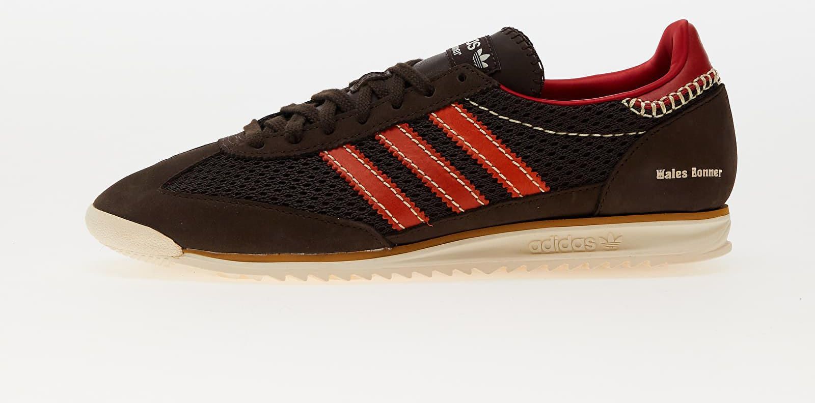 Adidas X Wales Bonner Sl72 Knit Dark Brown/ Collegiate Orange/ Cream ...