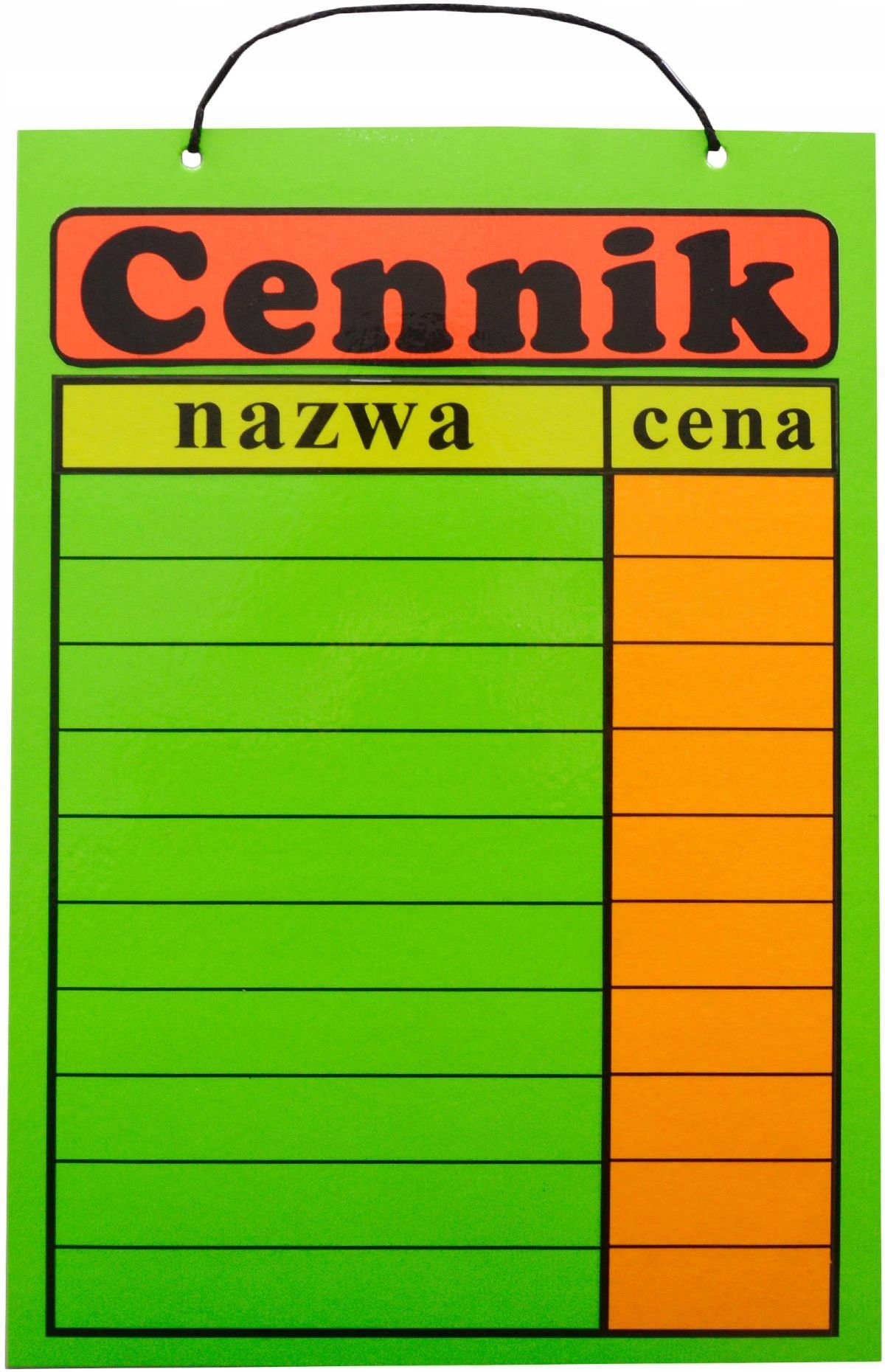 Montip Tablica Tabliczka Informacyjna Cennik Nazwa A4 - Ceny i opinie - Ceneo.pl