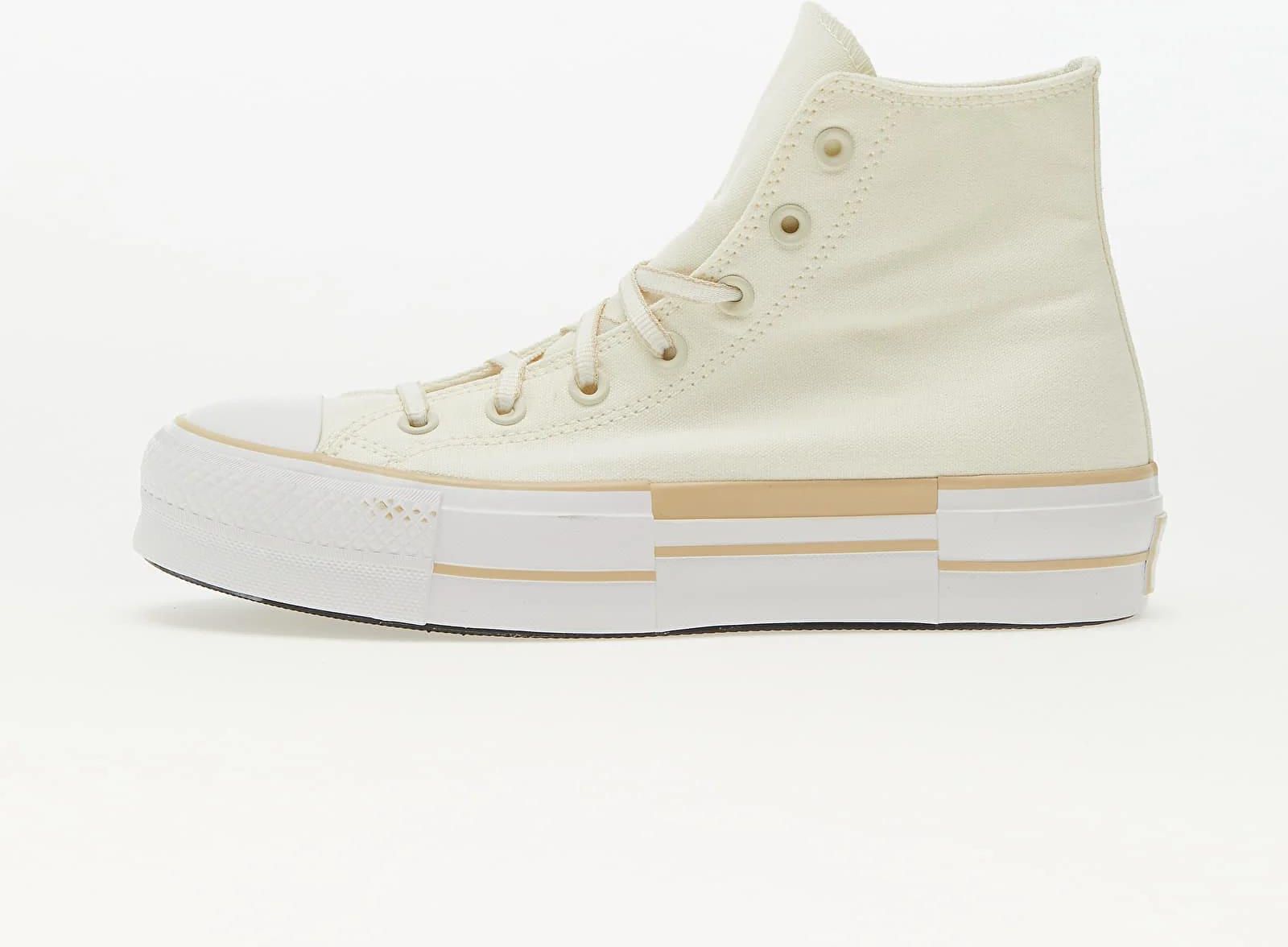 Converse Chuck Taylor All Star Lift Platform Outline Sketch Oat Milk ...