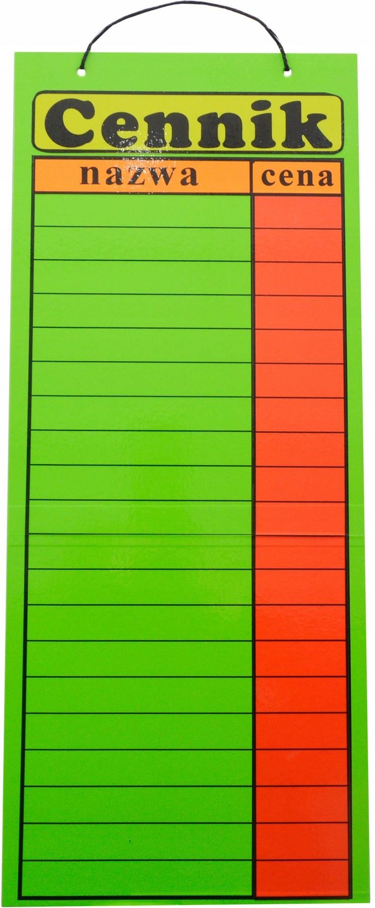 Montip Tablica Tabliczka Laminowana Cennik A4X2 - Ceny i opinie - Ceneo.pl