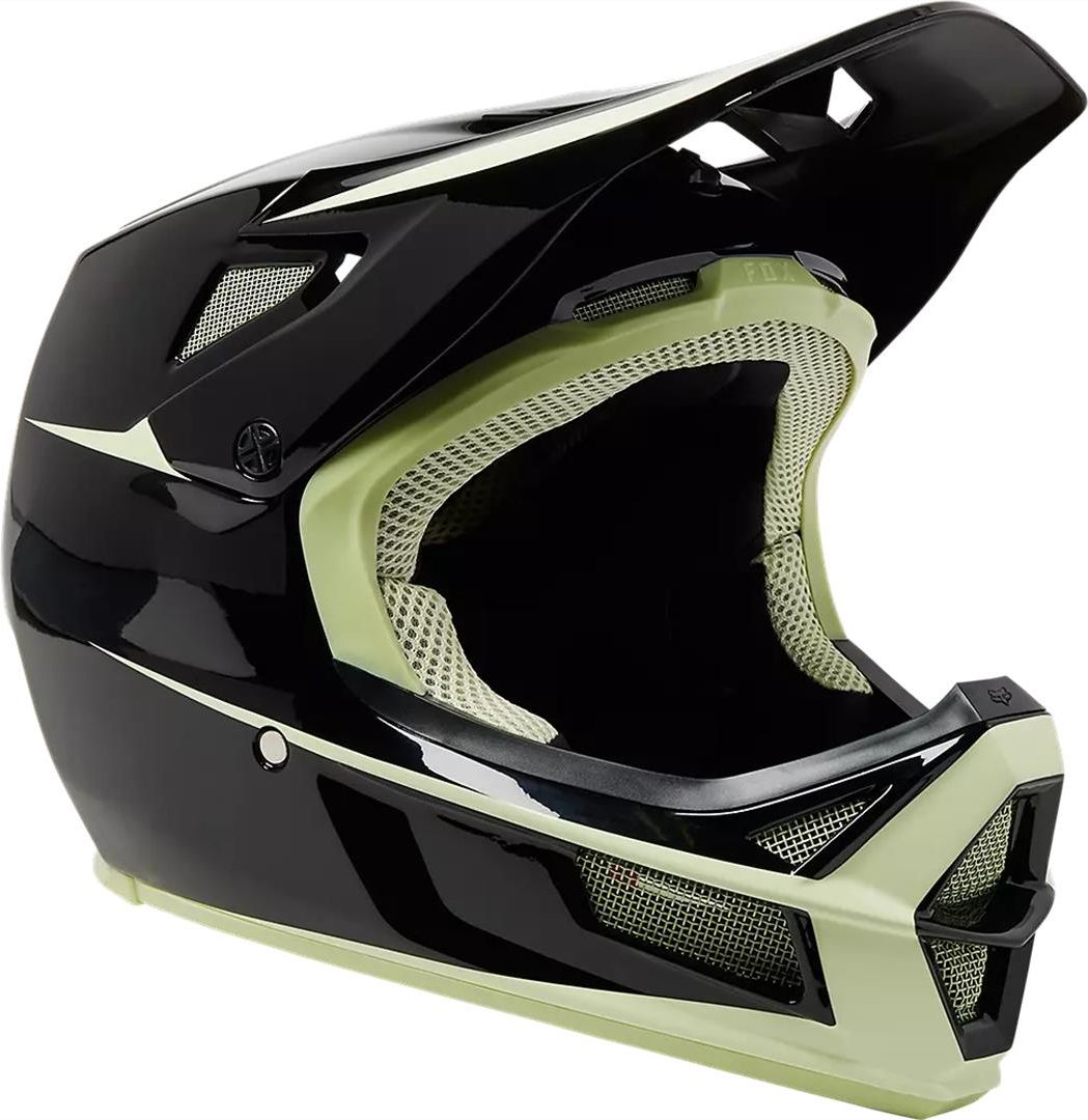 Kask Rowerowy Full Face Fox Rampage Comp Stohn Mips Czarny-Zielony ...