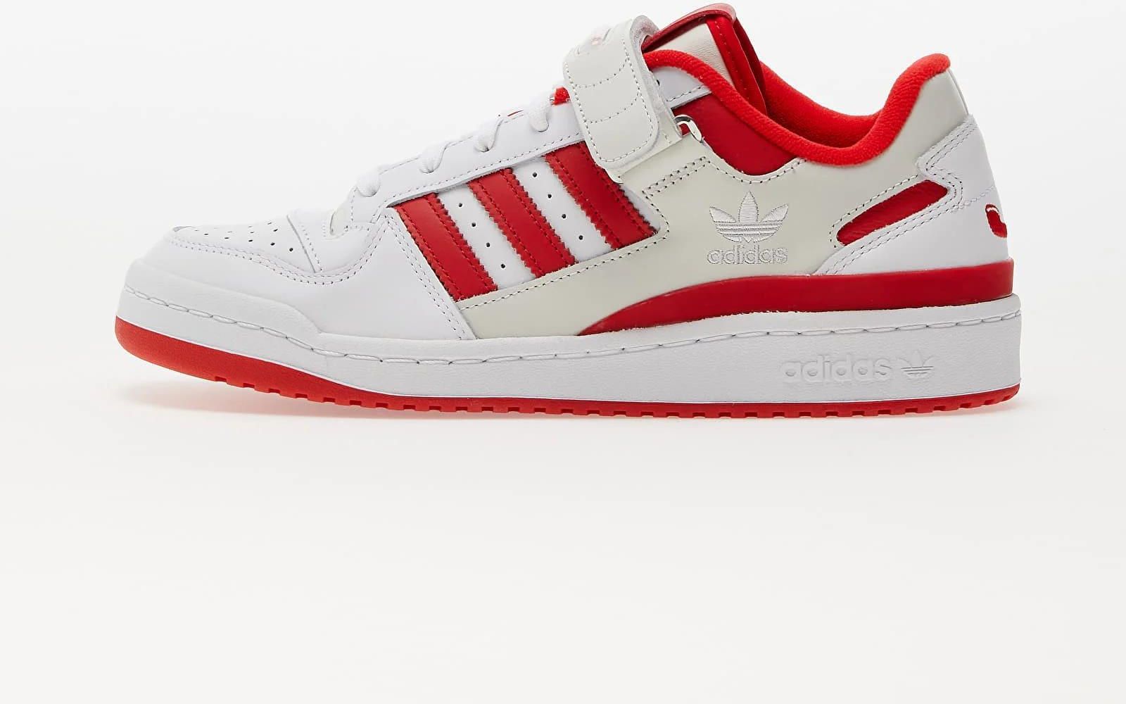 Adidas X Trap Kitchen Forum Low Ftw White/ Ftw White/ Vivid Red - Ceny ...