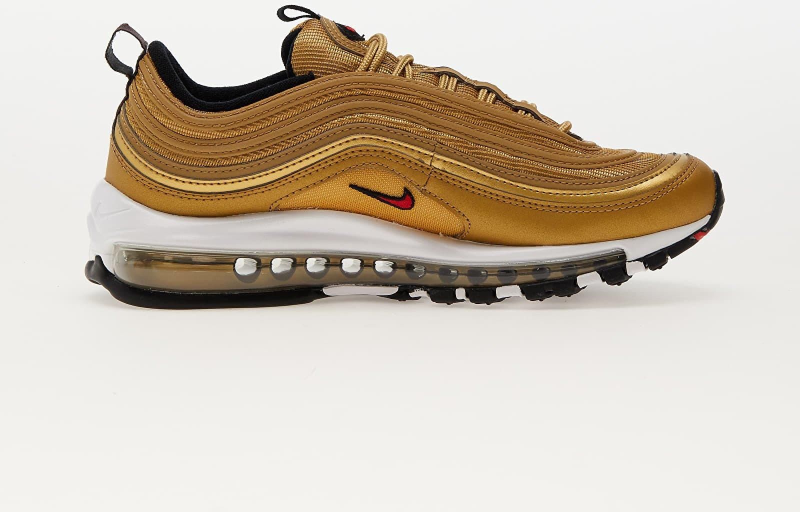 Nike Air Max 97 Og Metallic Gold/ Varsity Red-Black-White - Ceny i ...