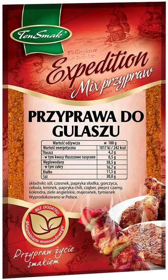 Ten Smak Przypraw Do Gulaszu 20g - Ceny i opinie - Ceneo.pl