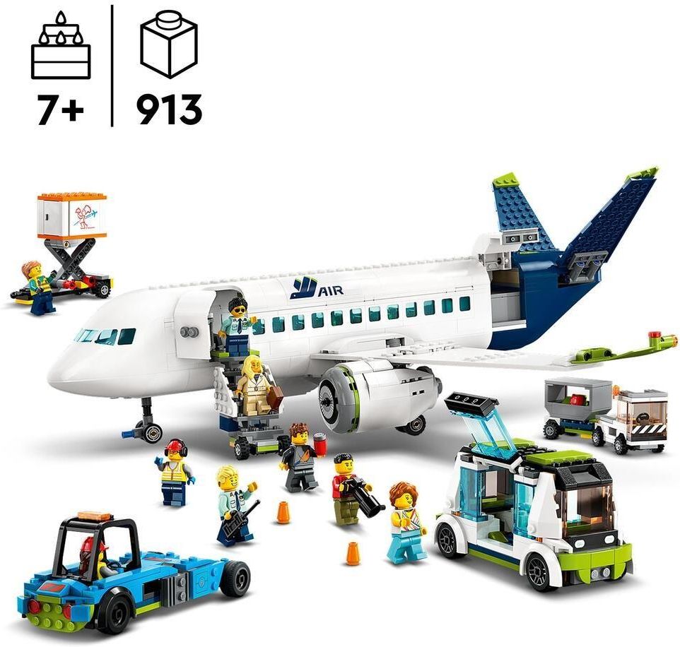 LEGO City 60367 Samolot pasażerski - ceny i opinie - Ceneo.pl