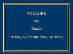 Complete Works of Voltaire 148 – Tables - Literatura obcojęzyczna ...