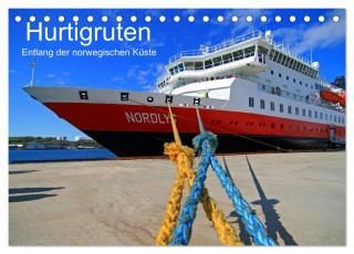 Hurtigruten - Entlang der norwegischen Küste (Tischkalender 2024 DIN A5 ...
