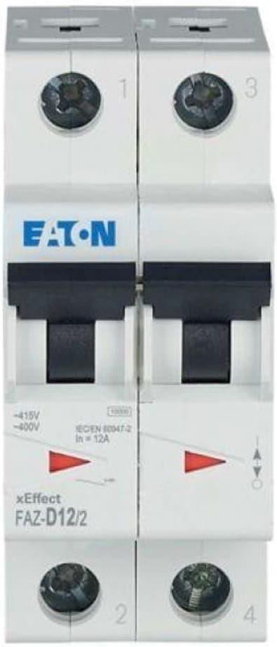 Bezpiecznik Eaton Wyłącznik Nadprądowy 2P D 12A 15Ka Ac Faz-D122 (278780) - Opinie i ceny na ...