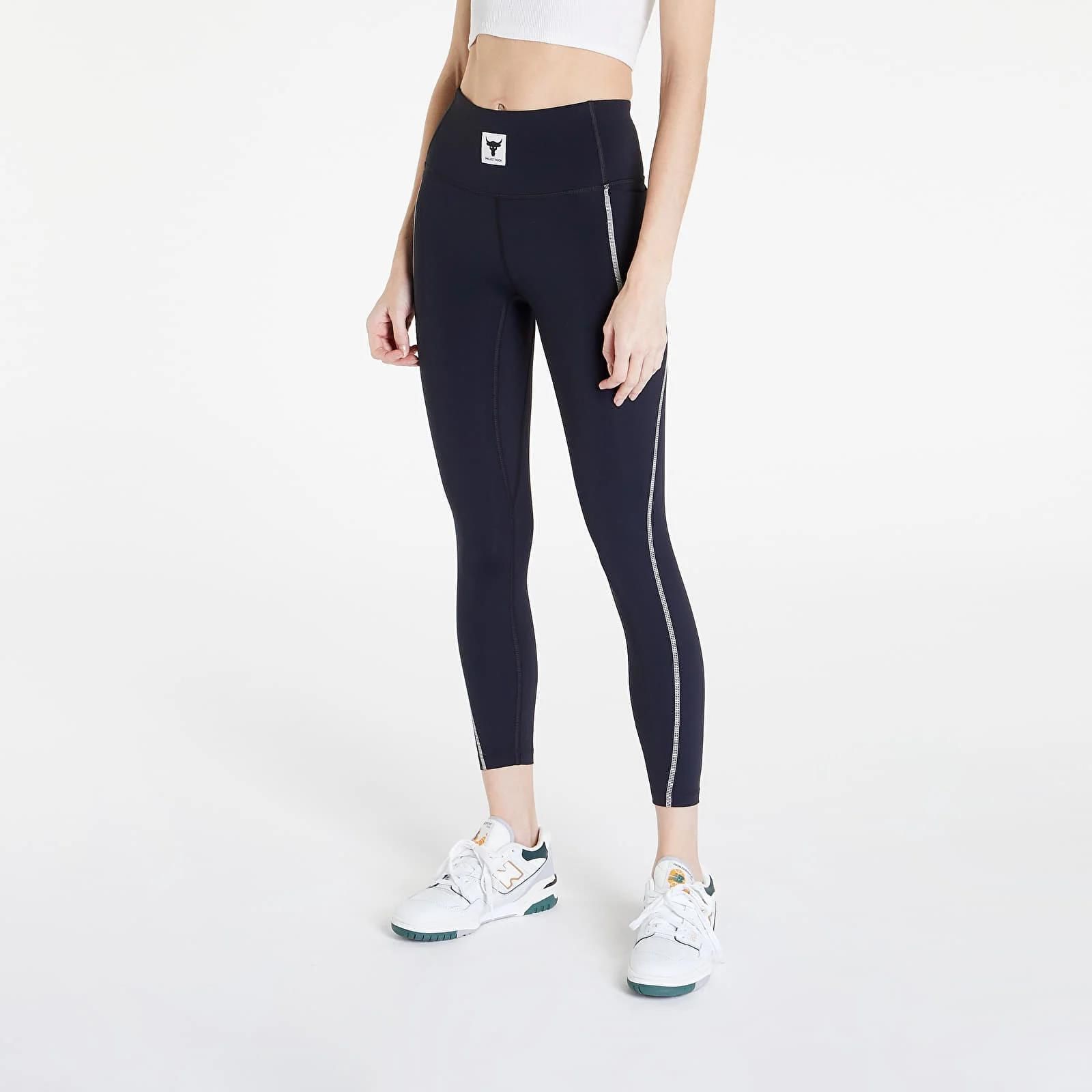 Under Armour Project Rock Meridian Leggings Black/ Summit White - Ceny ...