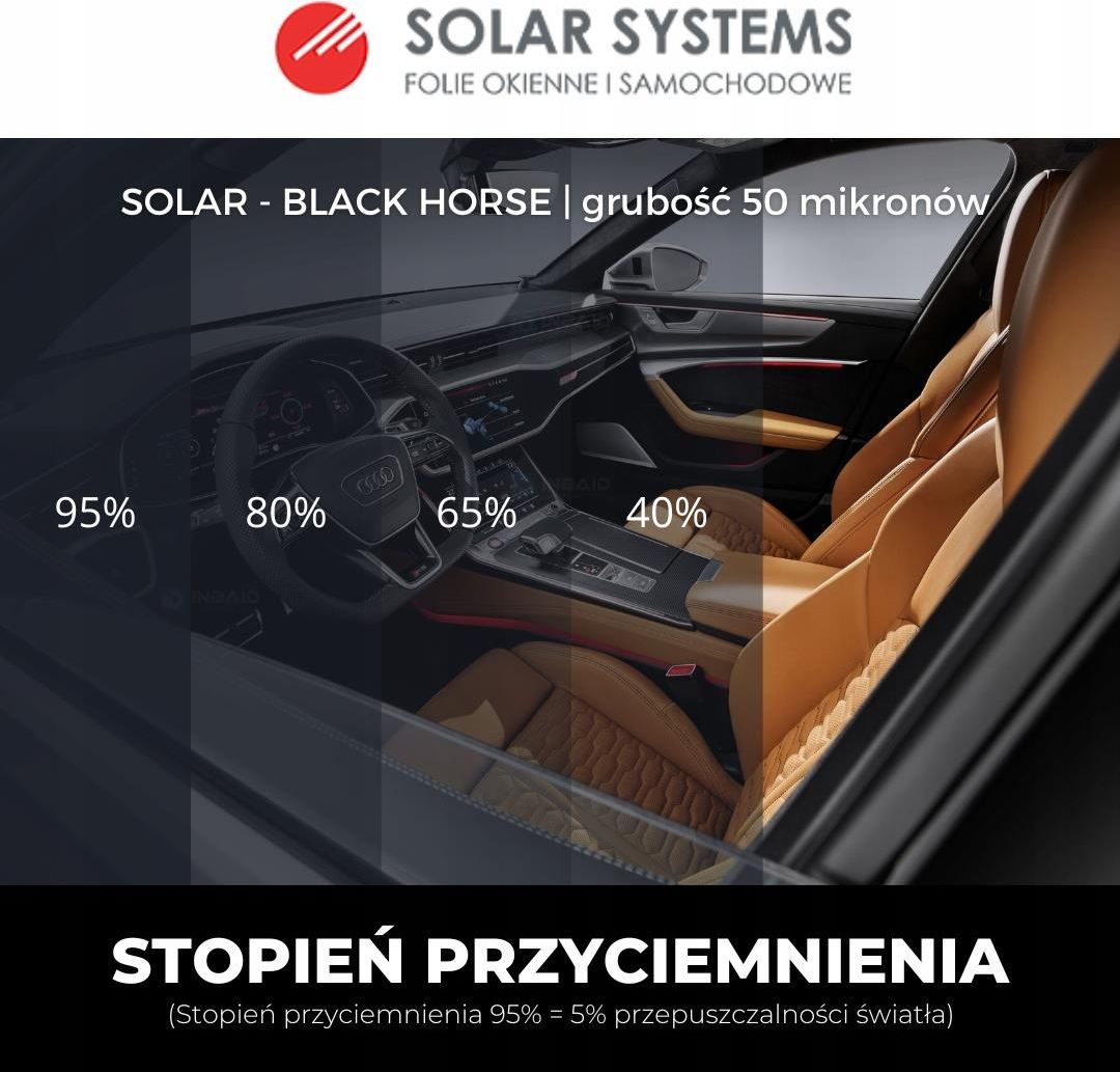 Solar Systems Folia Do Przyciemniania Szyb 50% 75Cmx3Mb Auta ...