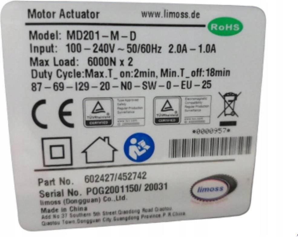 Centrala Sterująca Łóżka Limoss Md200/Md201 - Ceny i opinie - Ceneo.pl