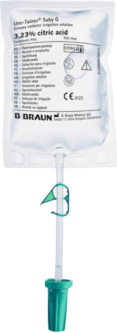 B.Braun Płyn Do Płukania Cewnika Uro-Tainer Suby G 3% - ceny i opinie ...
