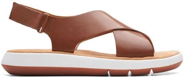 Sandały Clarks Jemsa Cross kolor dark tan leather 26165793 - Ceny i ...