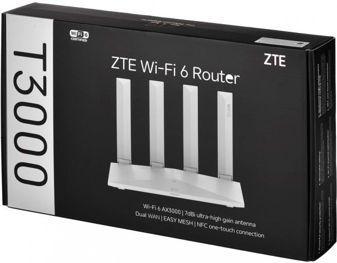 Router ZTE T3000 WiFi 6 AX3000 Mesh biały - Opinie i ceny na Ceneo.pl