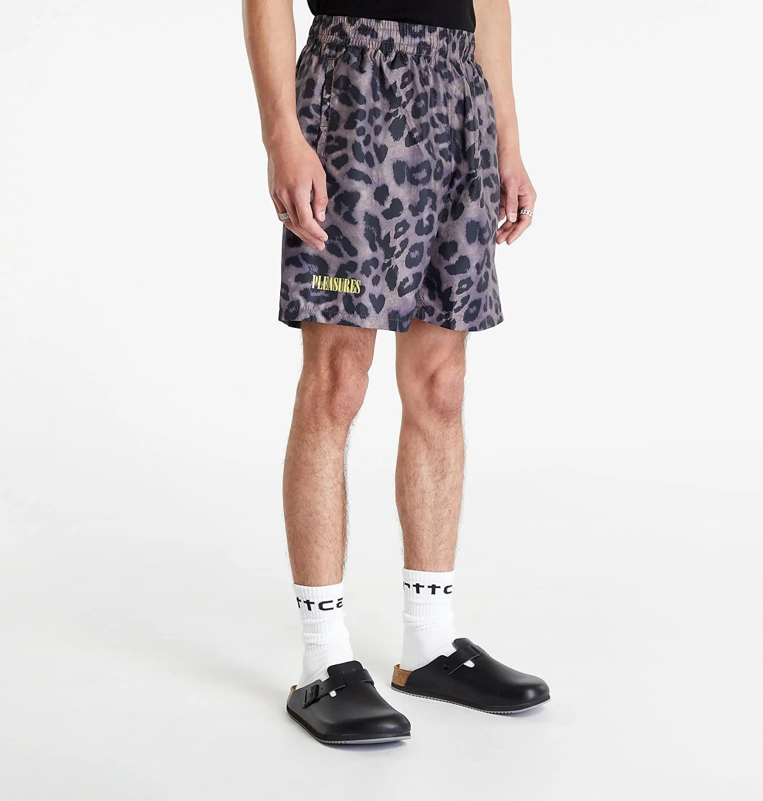 PLEASURES Leopard Running Short Brown - Ceny i opinie - Ceneo.pl