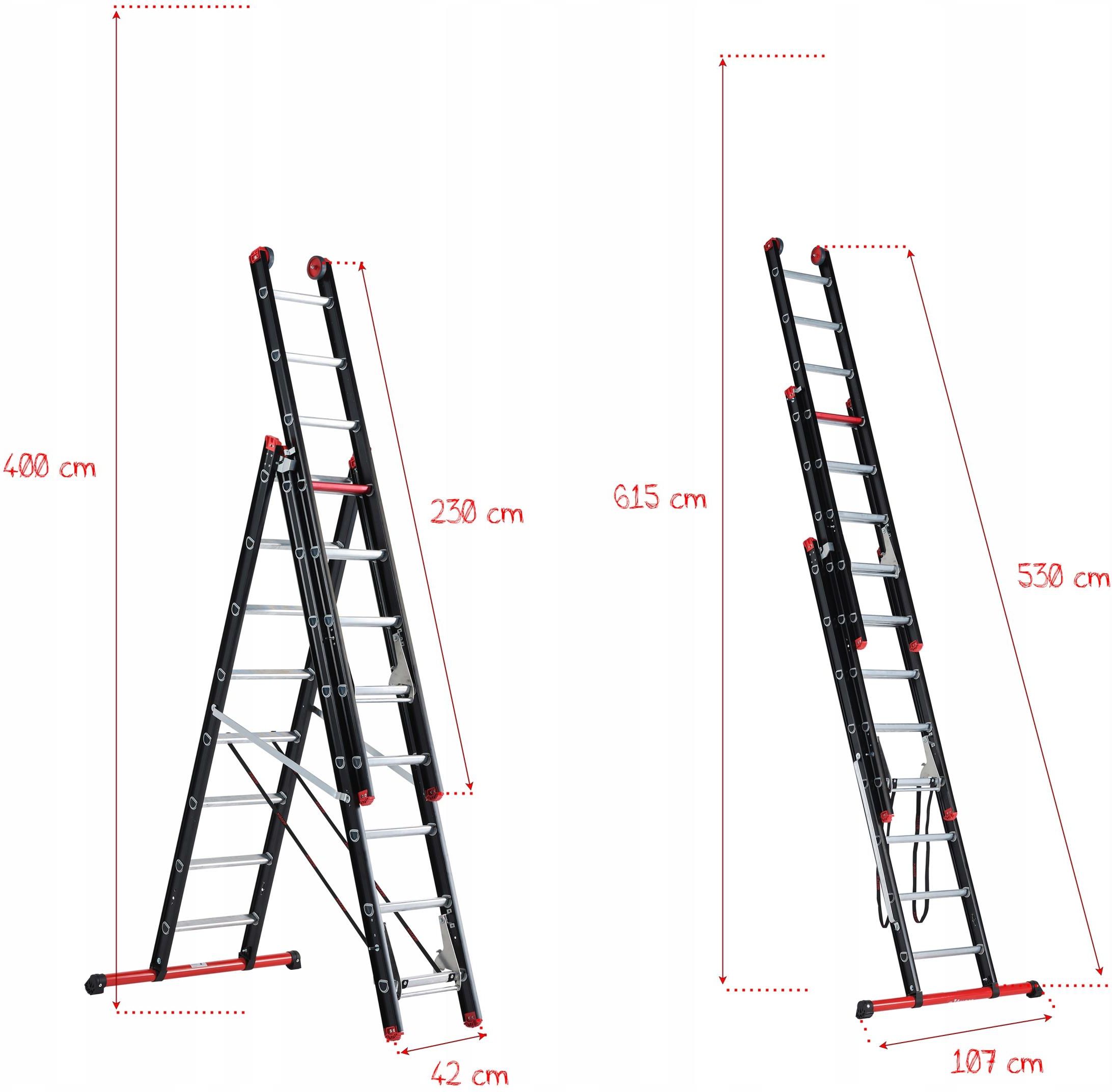 Altrex Drabiny Drabina Aluminiowa 3X8 Mounter 123608 - Opinie i ceny na ...